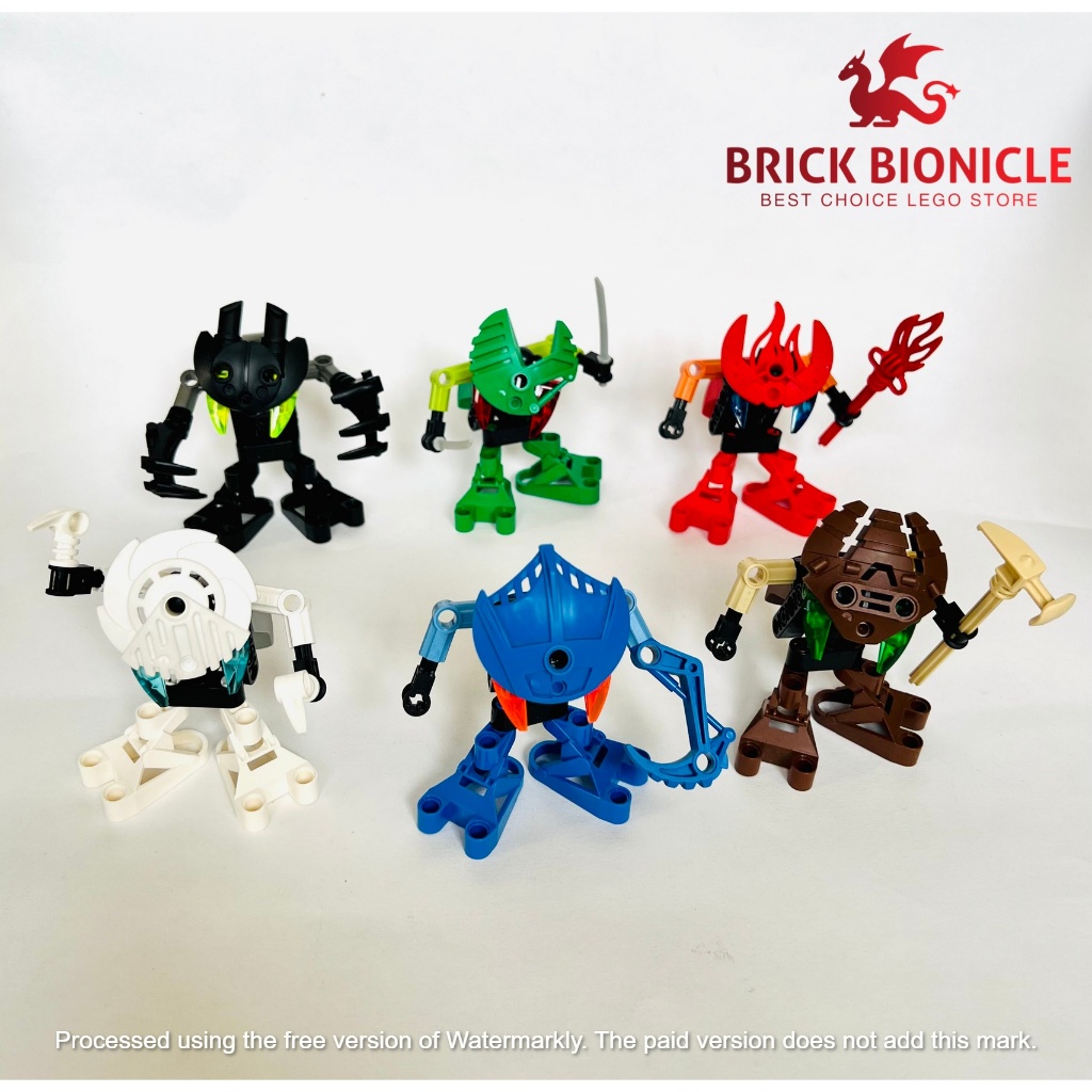 VINTAGE BOHROK VA - BIONICLE ASSEMBLY TOY - 8550-8551-8552-8553-8554 ...