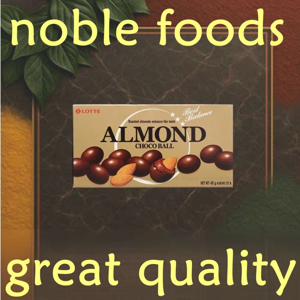 Lotte Almond Chocolate 46g, Korean Standard Fatty Flavor | Shopee ...