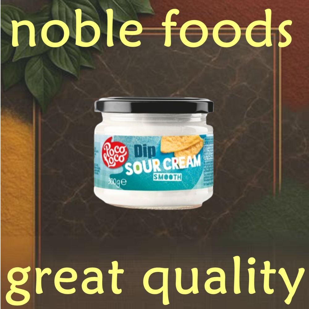 Poco Loco Sour Cream Sauce 300g, Suitable for Dipping Snacks, Tacos and ...