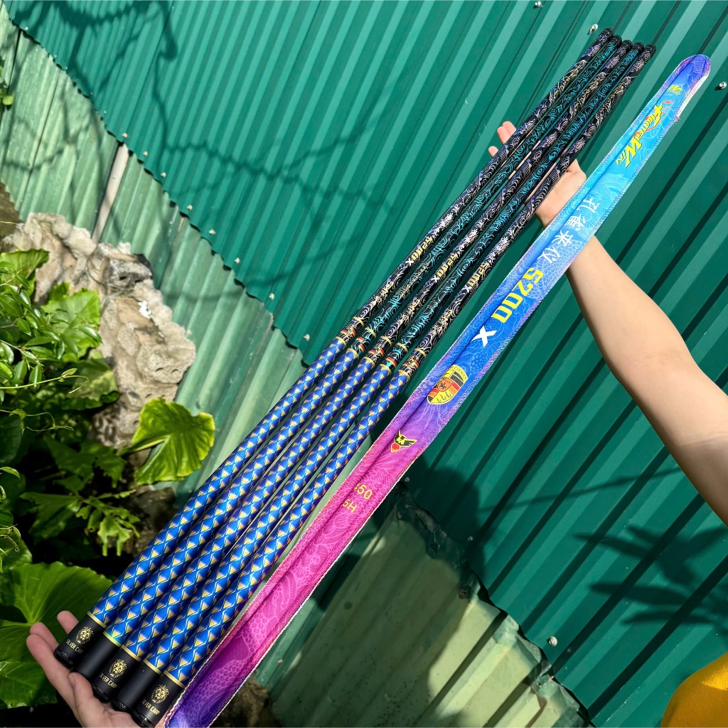 Famous Chan Thien Ha 5H Hand Fishing Rod (Purple Version) Natural ...