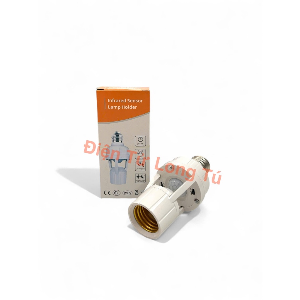 Smart Infrared Motion Sensor Hanging Lamp Holder (Orange Box) | Shopee ...
