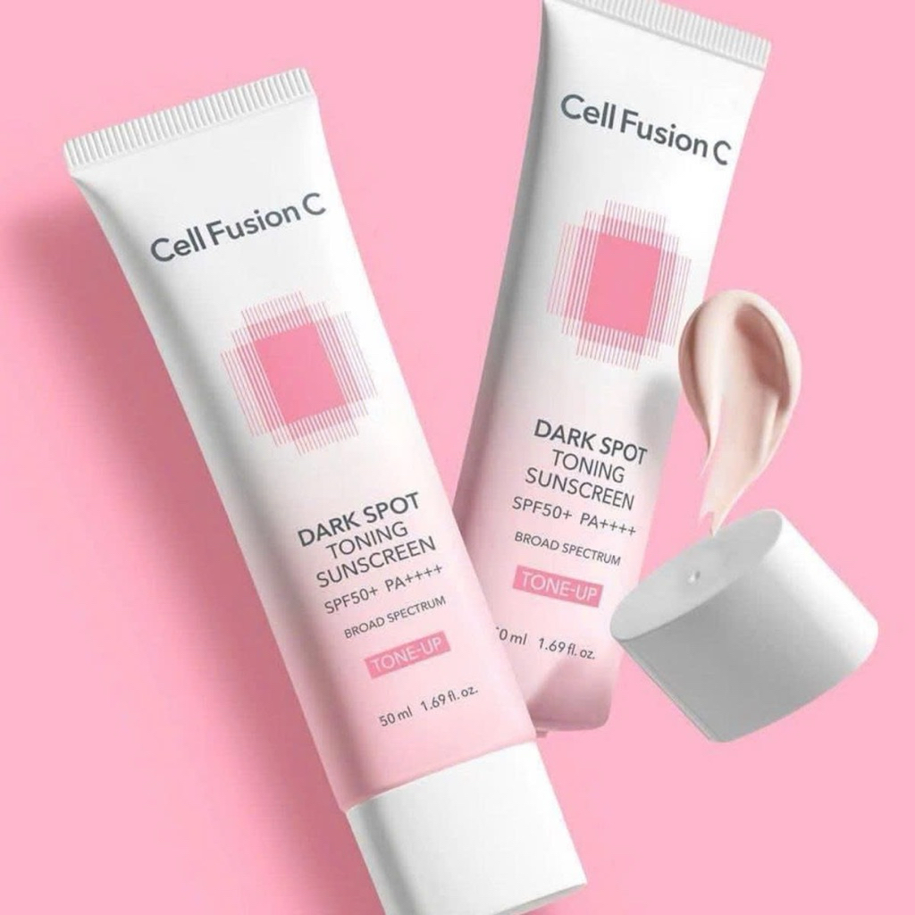 [Cell Fushion C] AQUA TONE UP sunscreen 100 SPF50+ PA++++ 50ml (pink ...