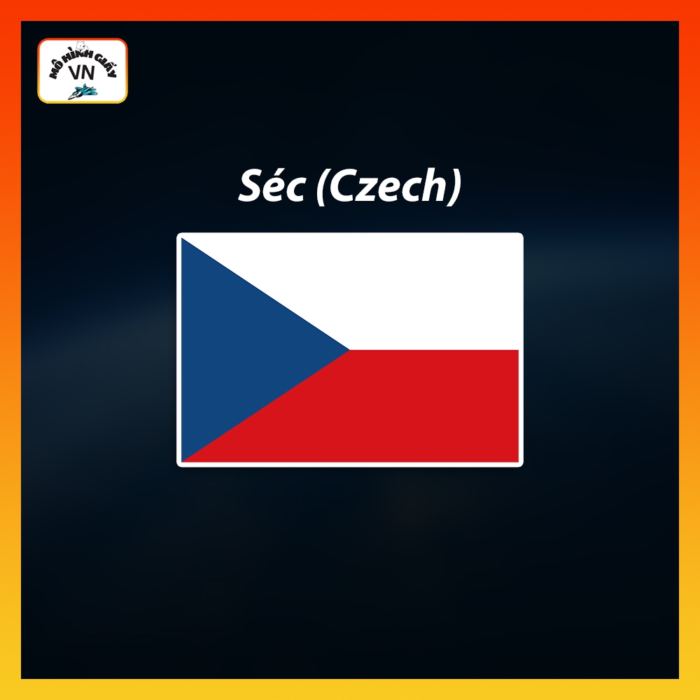 Czech Republic Flag Sticker Combo (Czech Flag Decal) - MohinhgiayVN ...