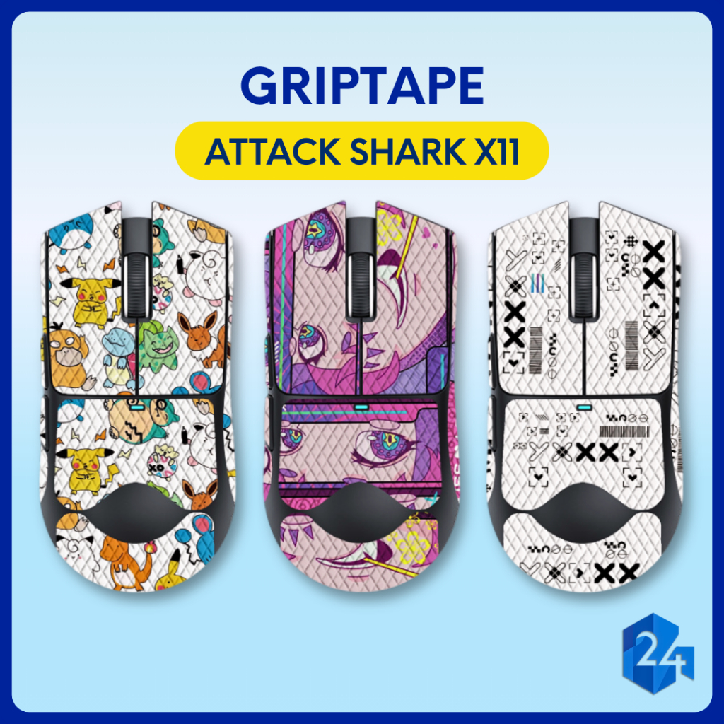 Attack Shark X11 Mouse Anti-Slip Grip Tape - AttackShark X11 Griptape ...