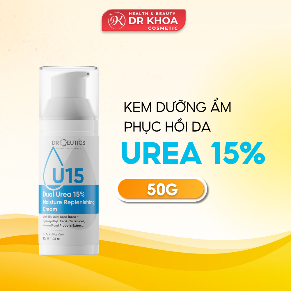 (50g) DRCEUTICS Dual Urea Cream 15% Moisturizes, Soothes, and Restores ...