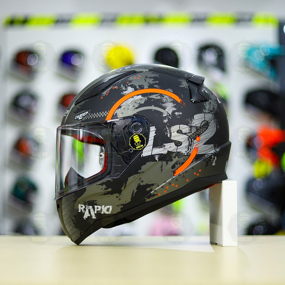Fullface hat LS2 FF353 Rapid II T2 Black Blue safety standard ...