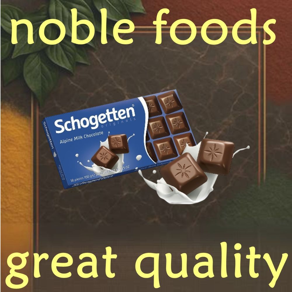 Alpine Milk Schogetten Chocolate 100g – Smooth, Sweet Milk Chocolate ...