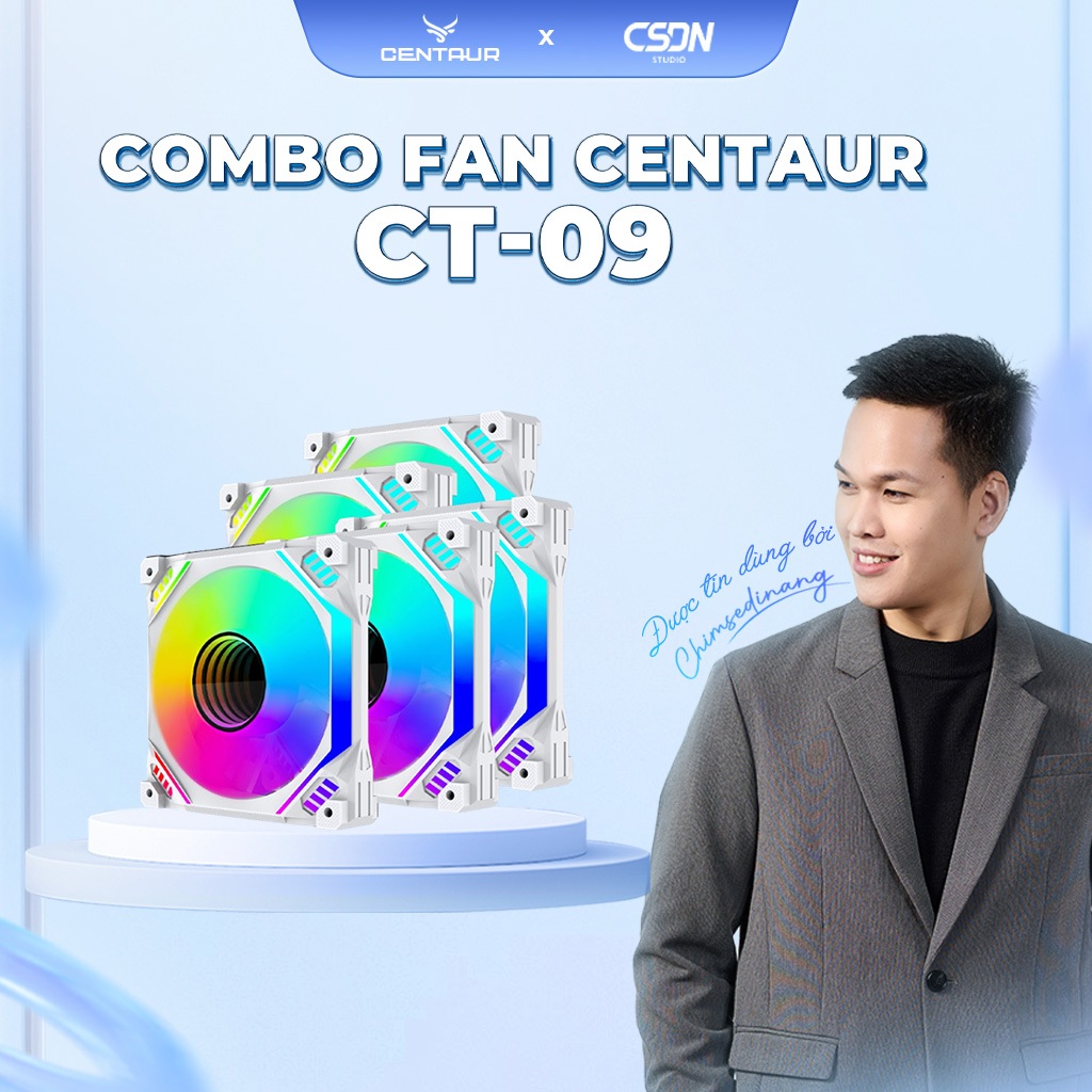 [EXCLUSIVE] Centaur TF-CT09 RGB Cooler Fan - 500mm PC Led Fan, 16 ...