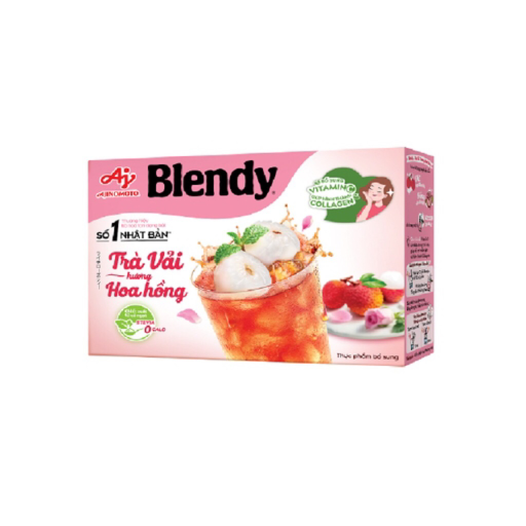 Blendy Rose Lychee Tea 8 packs x 11g | Shopee Philippines