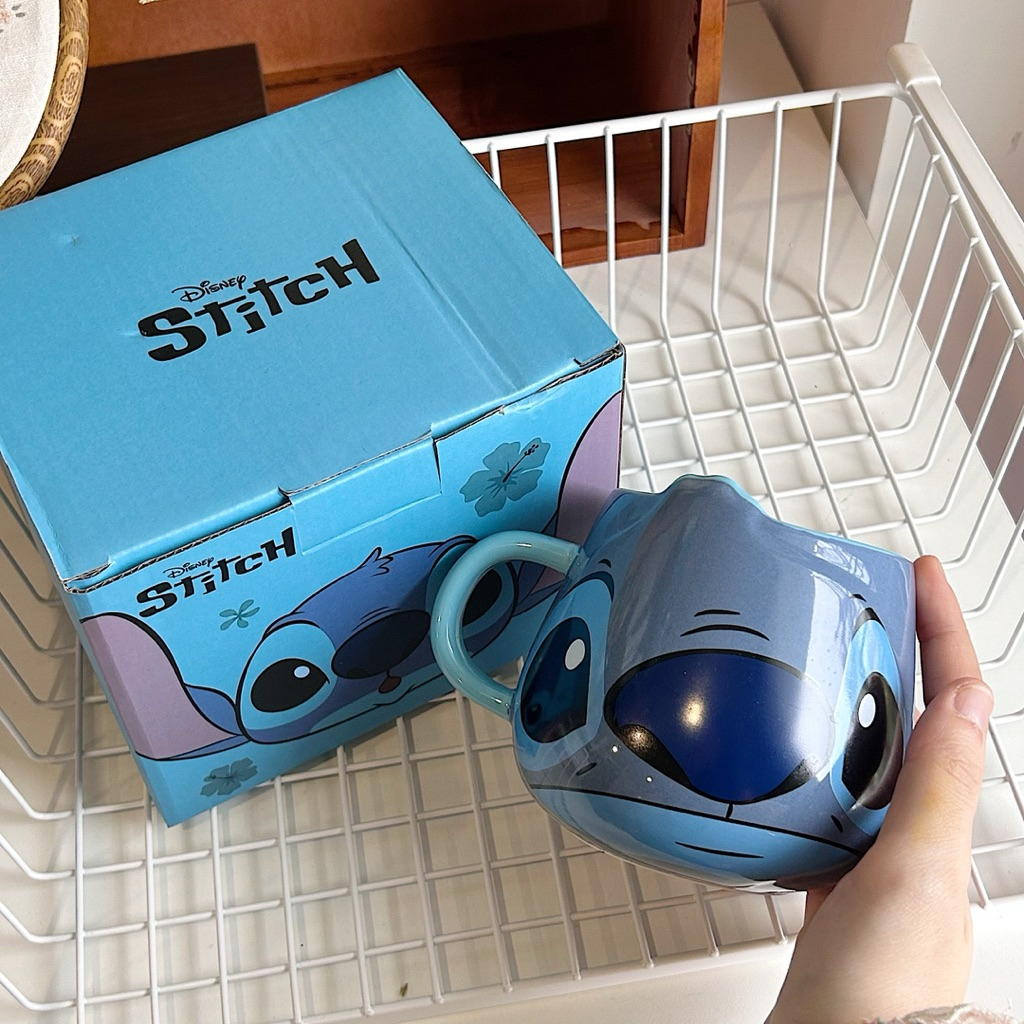 Stitch ceramic cup with box | Shopee Philippines