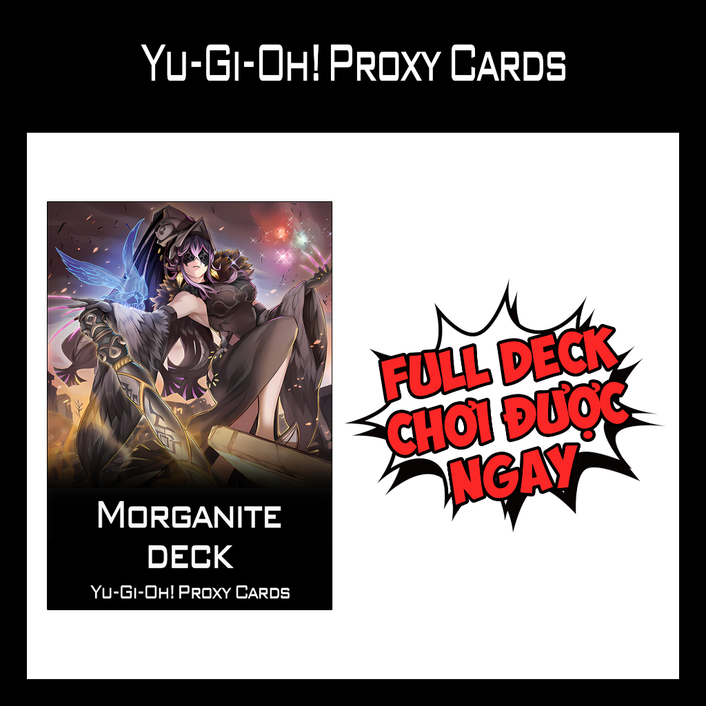 YUGIOH Cards - Morganite Deck - 1 SIDE PRINTED (60 Cards) | Shopee ...