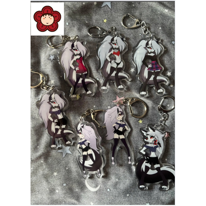 Helluva Boss Loona Keychain: 3" Acrylic Charm | Shopee Philippines