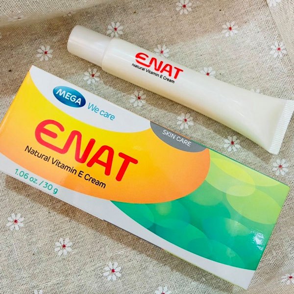 ENAT Natural Vitamin E Cream moisturizes, reduces wrinkles and dark ...