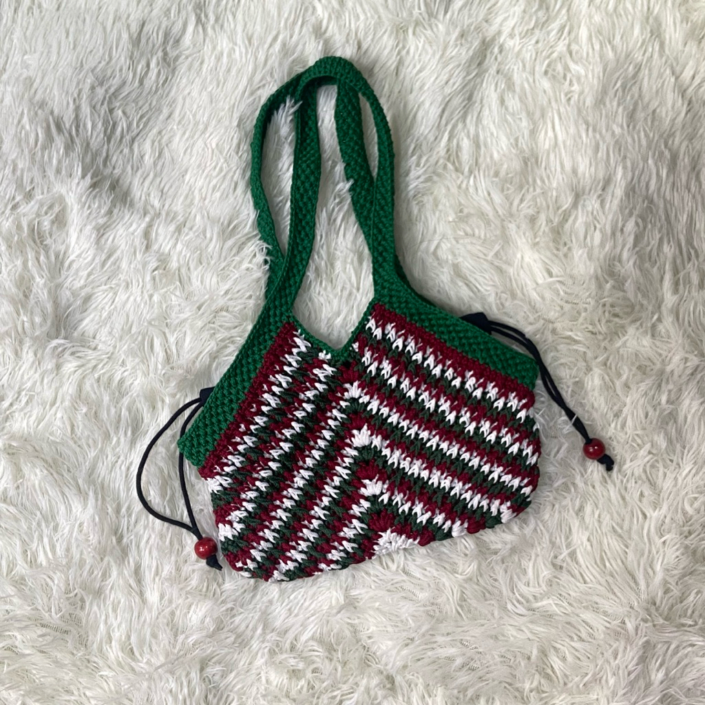 [Real photo] handmade wool brocade pattern handbag | Shopee Philippines