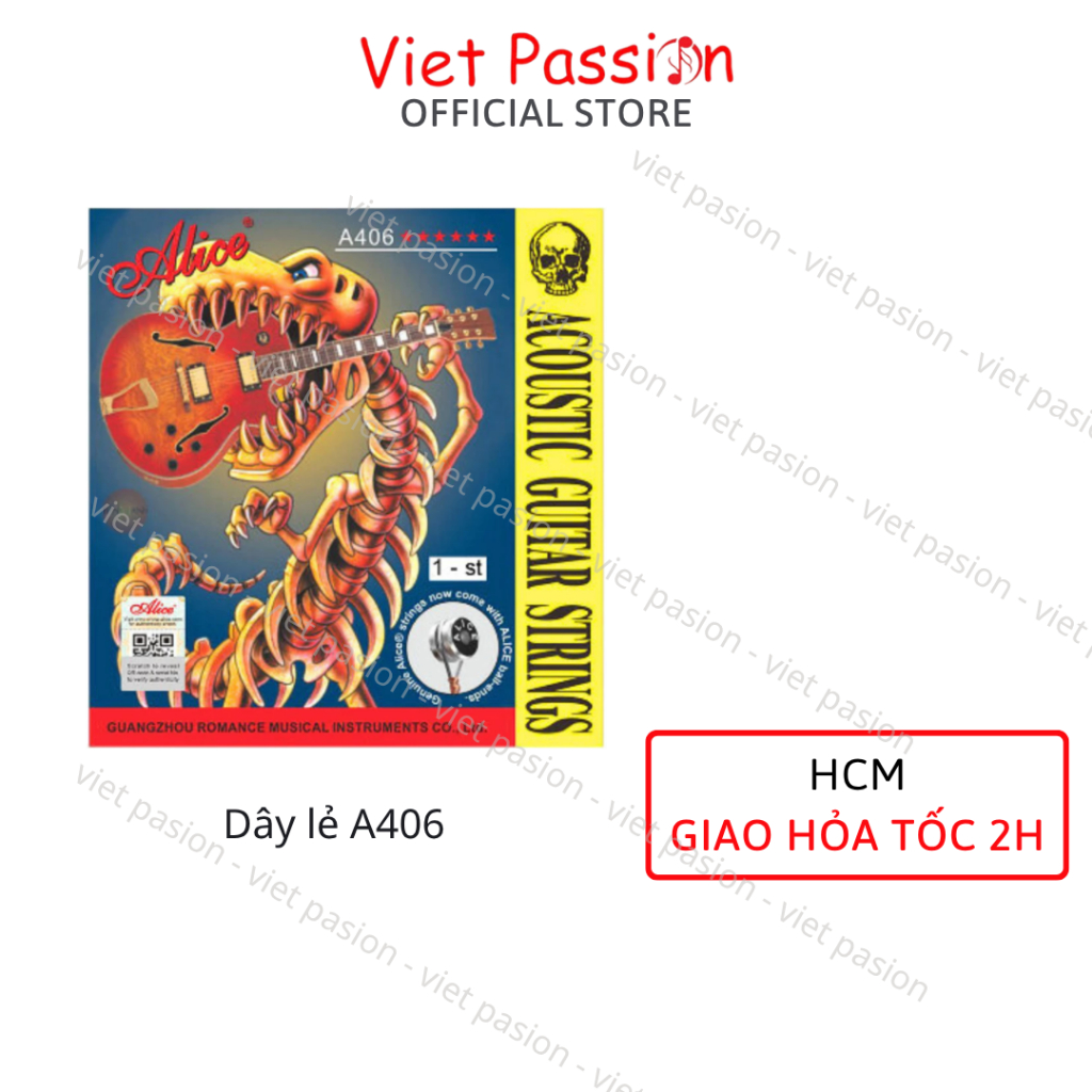 Alice A406 acoustic guitar odd strings for genuine Viet Passion HCM ...