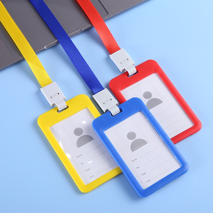 Student ID lanyard, bus ID card, office employee name tag, double-sided ...