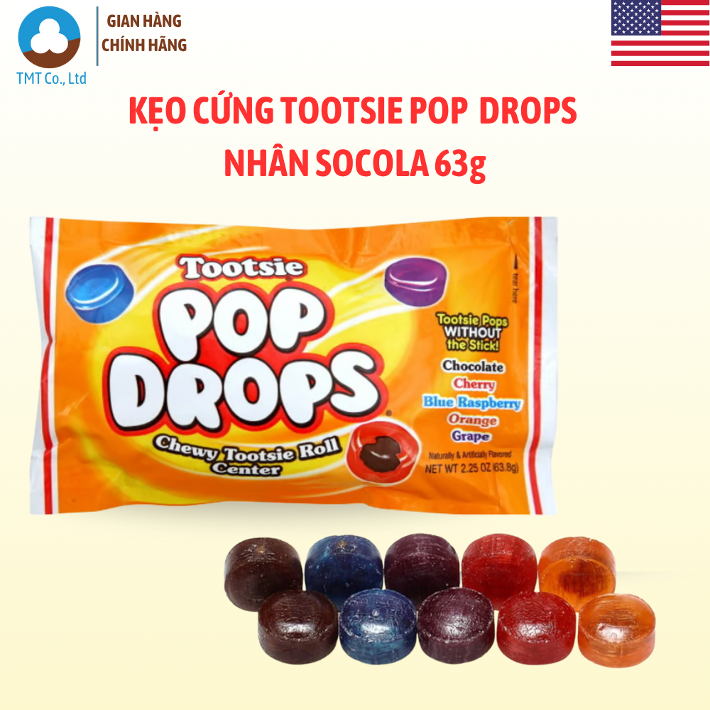 [Buy 1 get 1 free] Tootsie Roll Pop Drops hard candy with chocolate ...