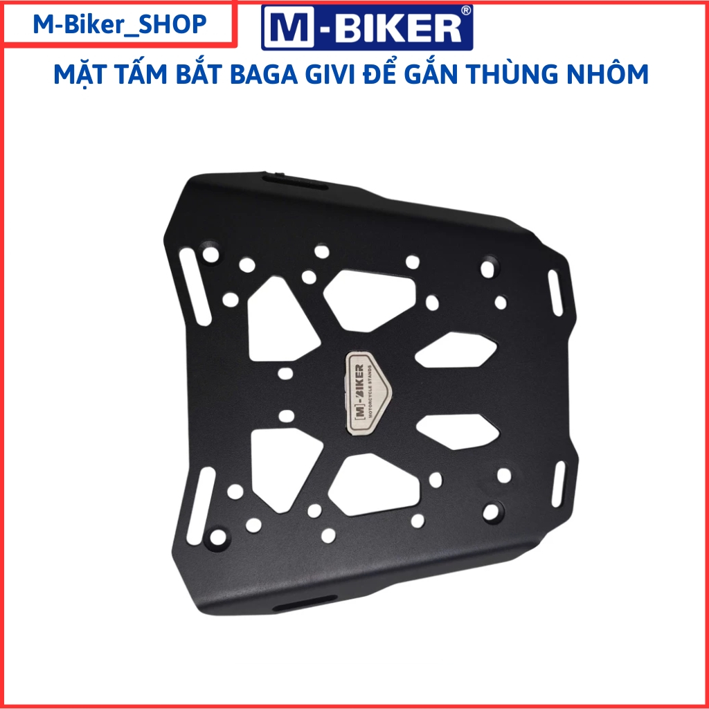 Givi baga catch plate mounted on aluminum barrel, givi bag catch plate ...