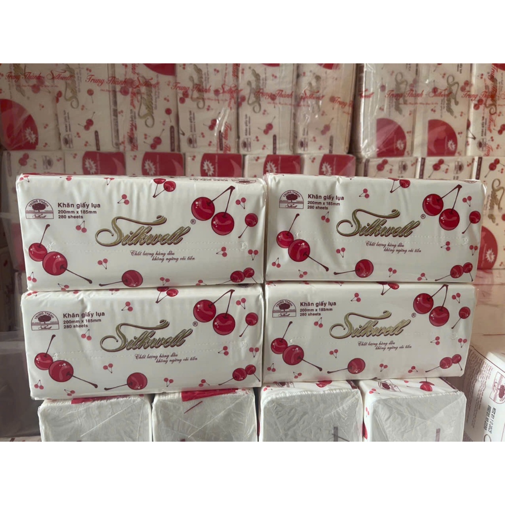 10 packs of silkwell 280-sheet cherry tissue | Shopee Philippines