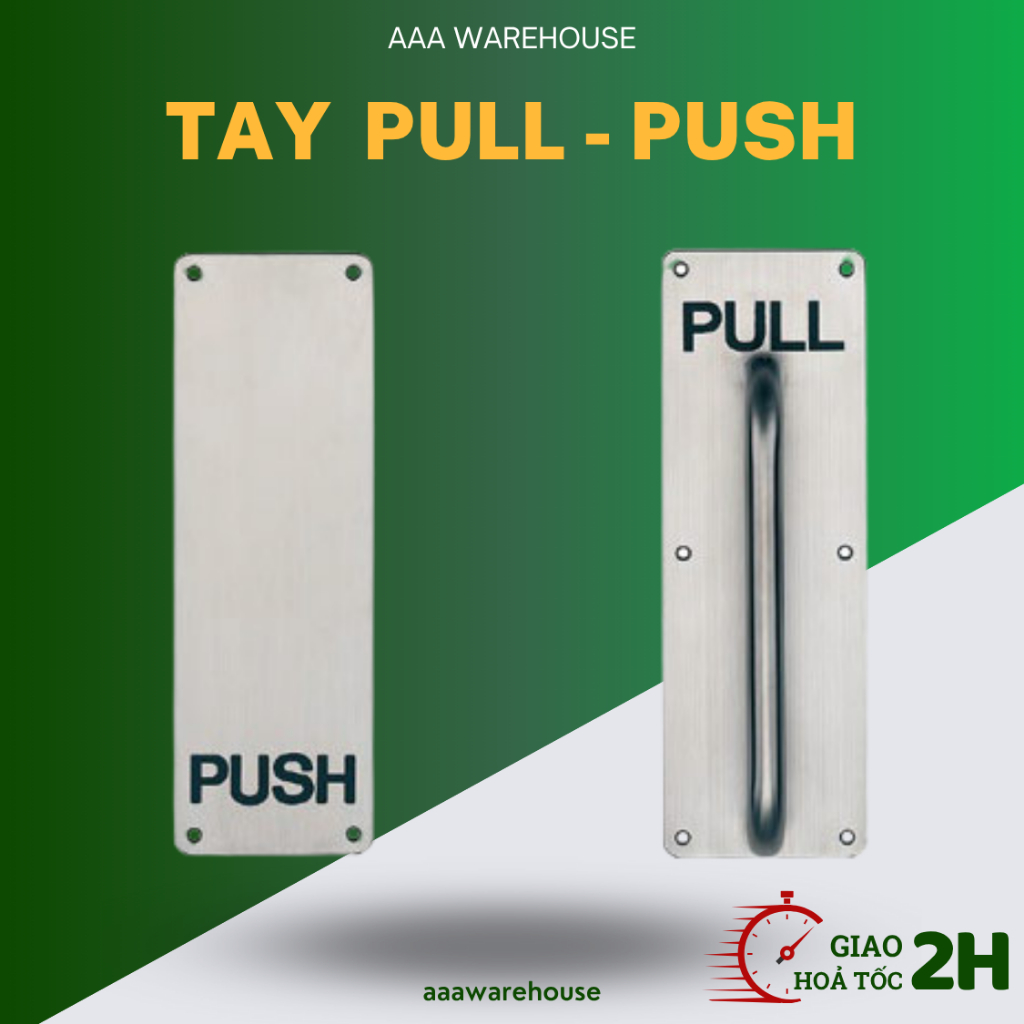 [Pull - Push] Pull/Push handle for emergency exit doors, PULL - PUSH ...