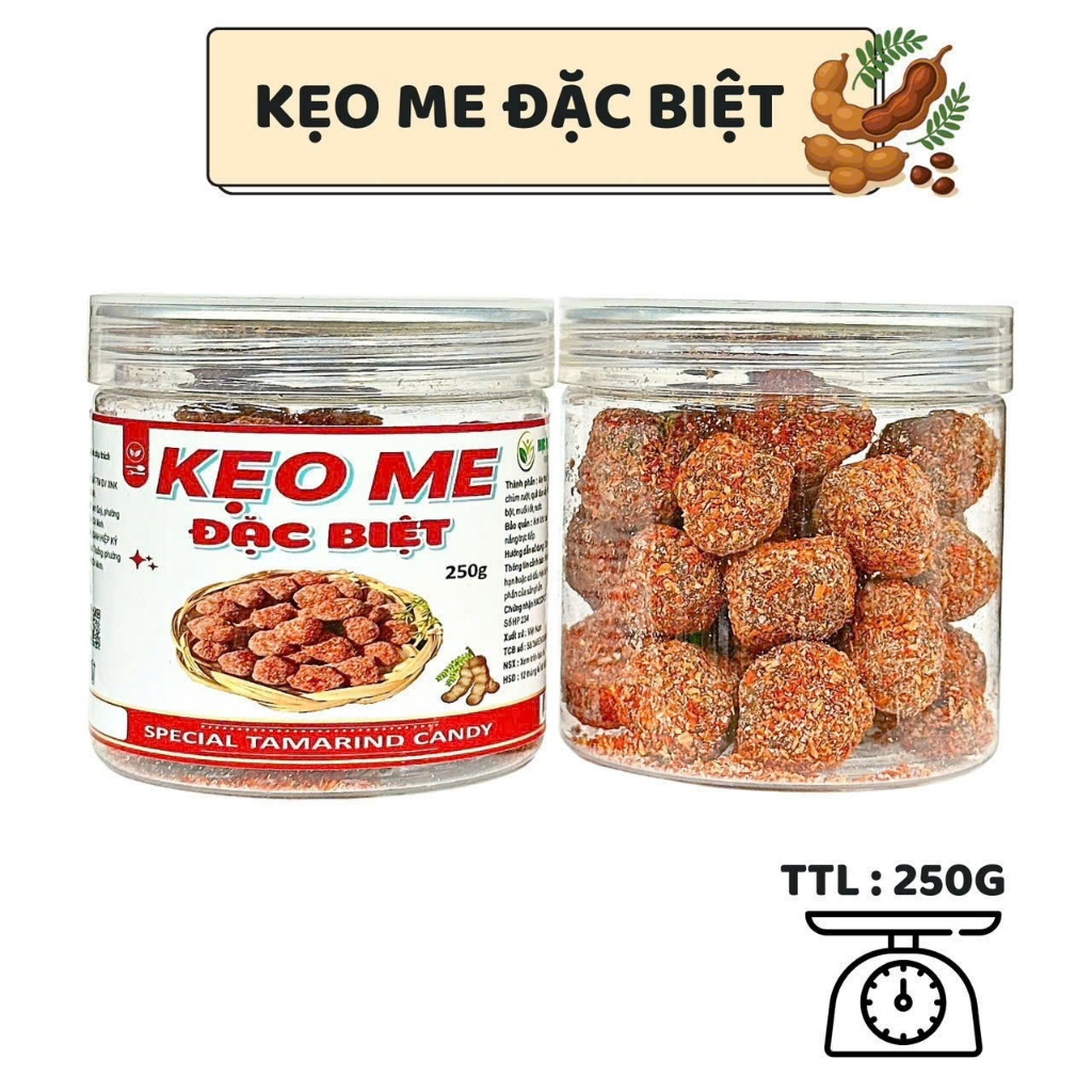 Special Tamarind Candy 250gr jar NTFood - Nhat Tin Food | Shopee ...