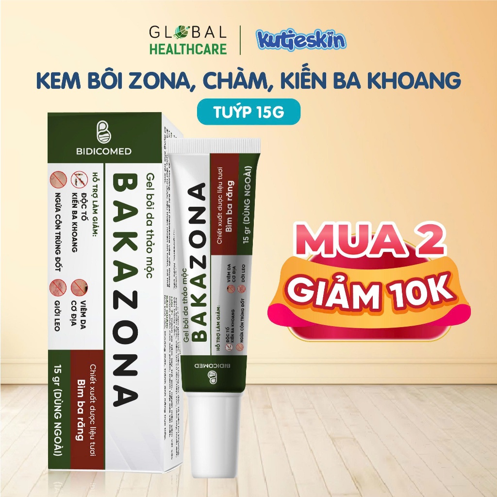 Bakazona Bidicomed Gel for ants, shingles, shingles, insect bites (15g ...