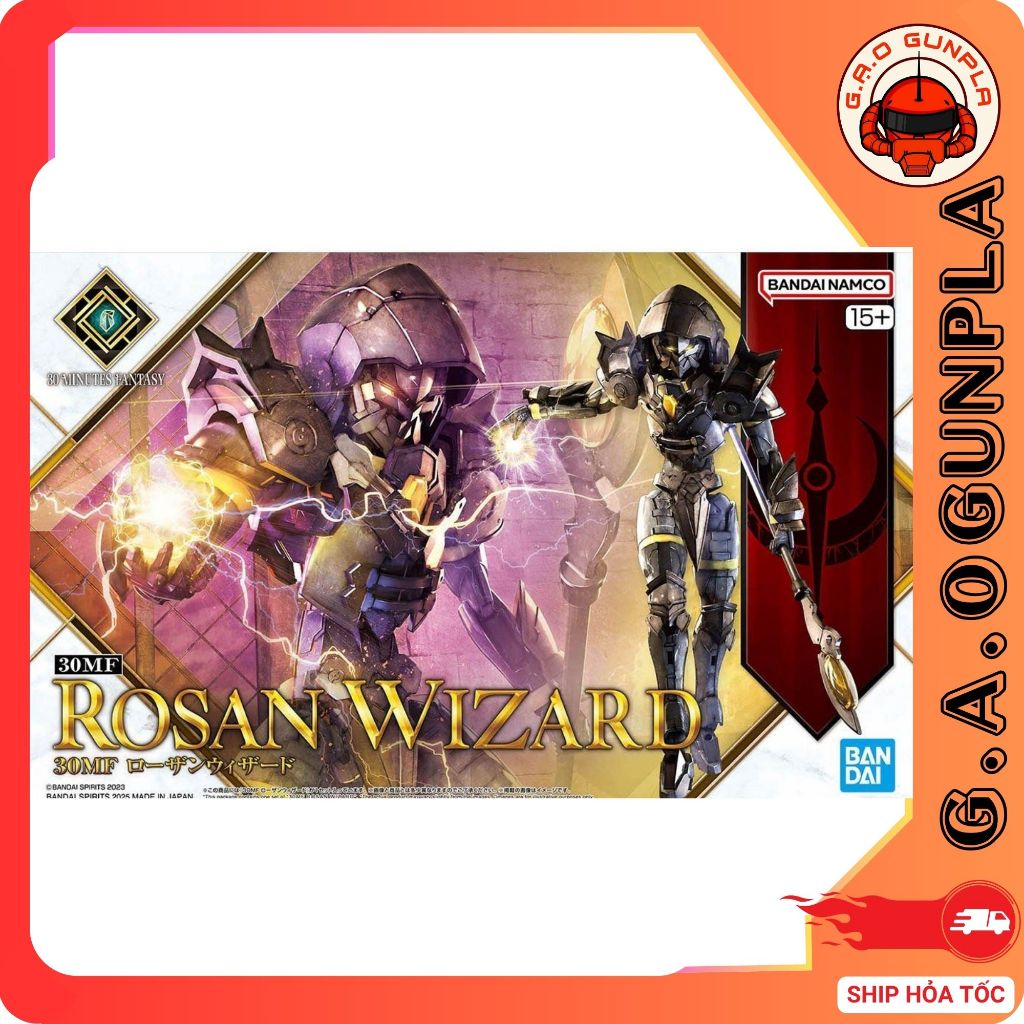 Genuine Bandai Assembly Model 30MF ROSAN WIZARD | Shopee Philippines