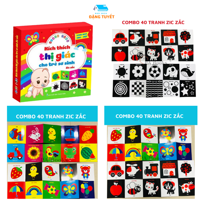 Zic Zac Visual Stimulation Flash card for Babies 0-6 months old ...
