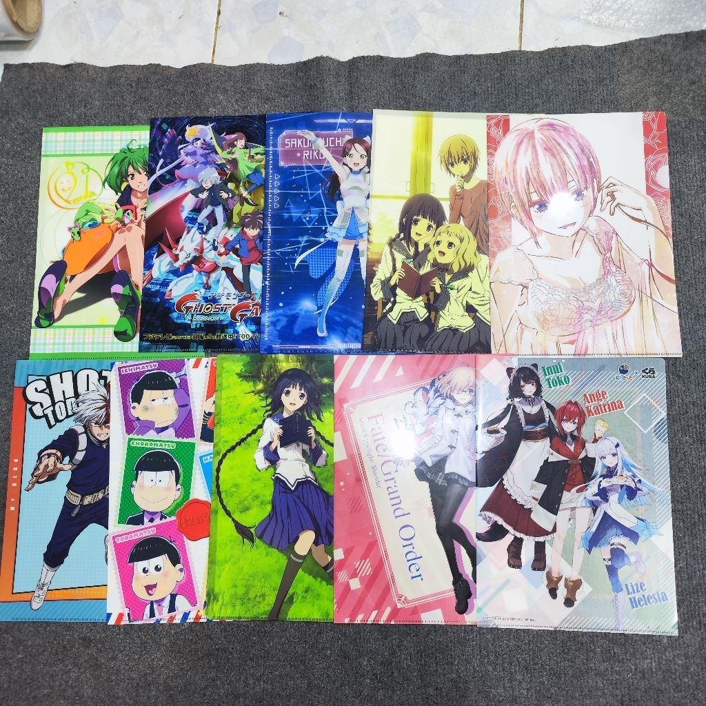 ( MS01 ) Assorted Anime A4 File Covers. | Shopee Philippines