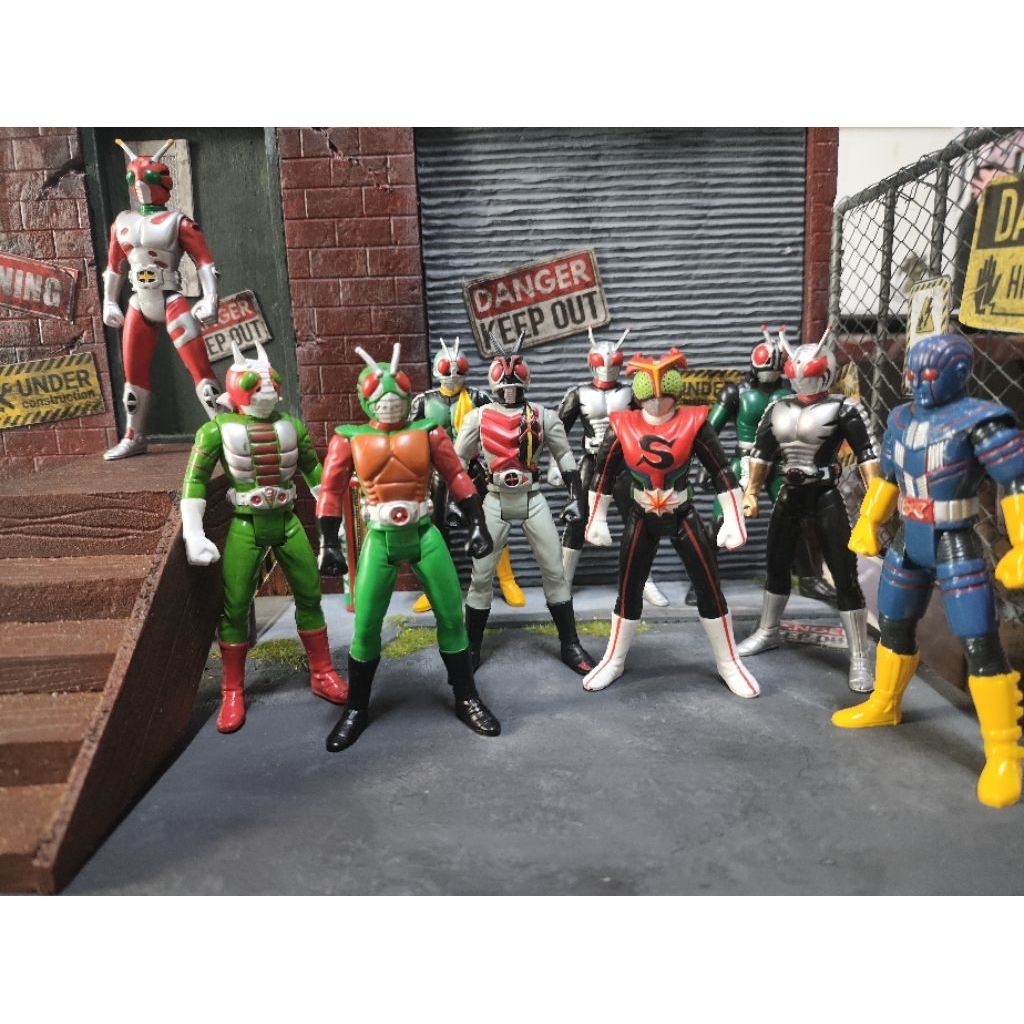 Kamen rider model collection: masked rider action figure collection ...