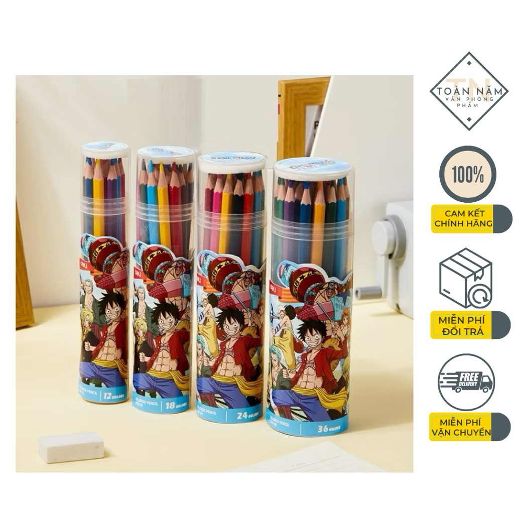 One Piece Deli EC119 / C119 student cup colored pencils - 12/18/24/36 ...