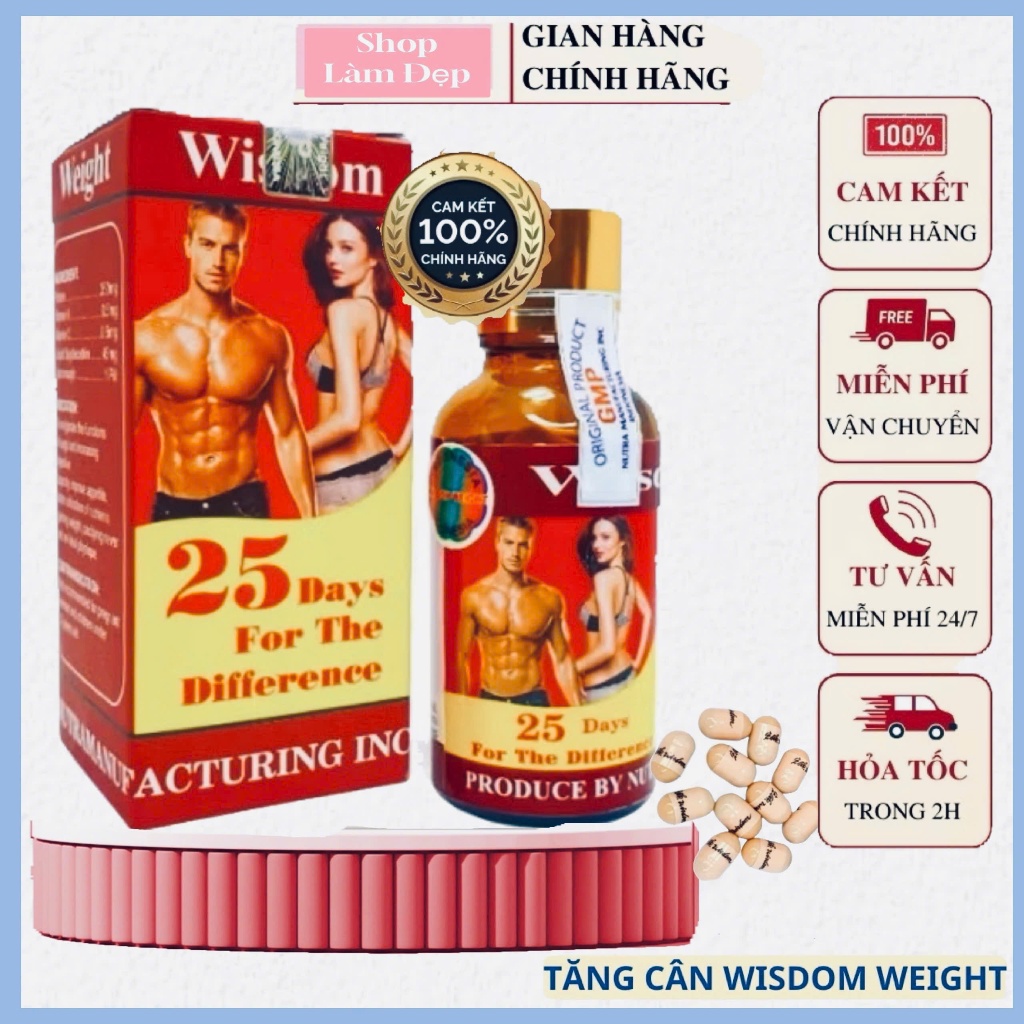 Vitamin Wisdom Weight TC indo 25V | Shopee Philippines