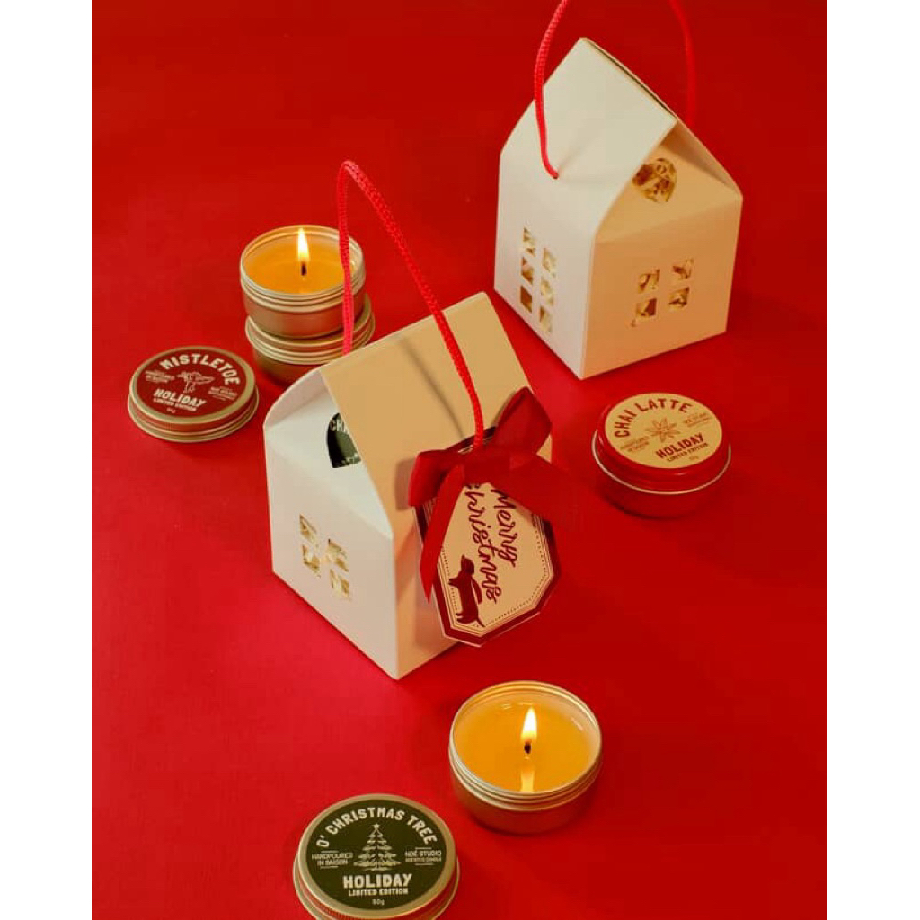 Noé Studio | House Shaped Gift Box for Tin Jar Candles (Candles not ...