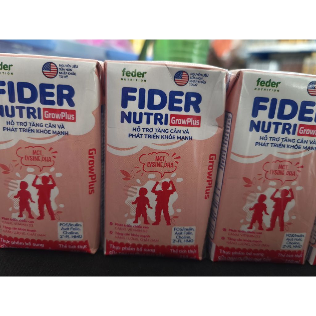 SBPS FIDER NUTRI GROWPLUS top weight gain (box of 12 packs) | Shopee ...