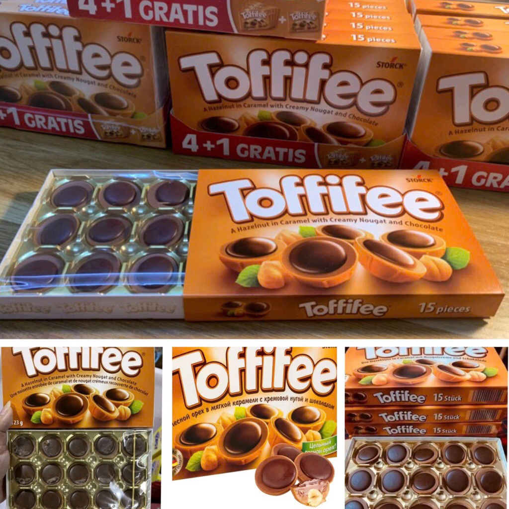 Toffifee Chestnut Chocolate Cake 125g (15 pieces) | Caramel Flavor ...