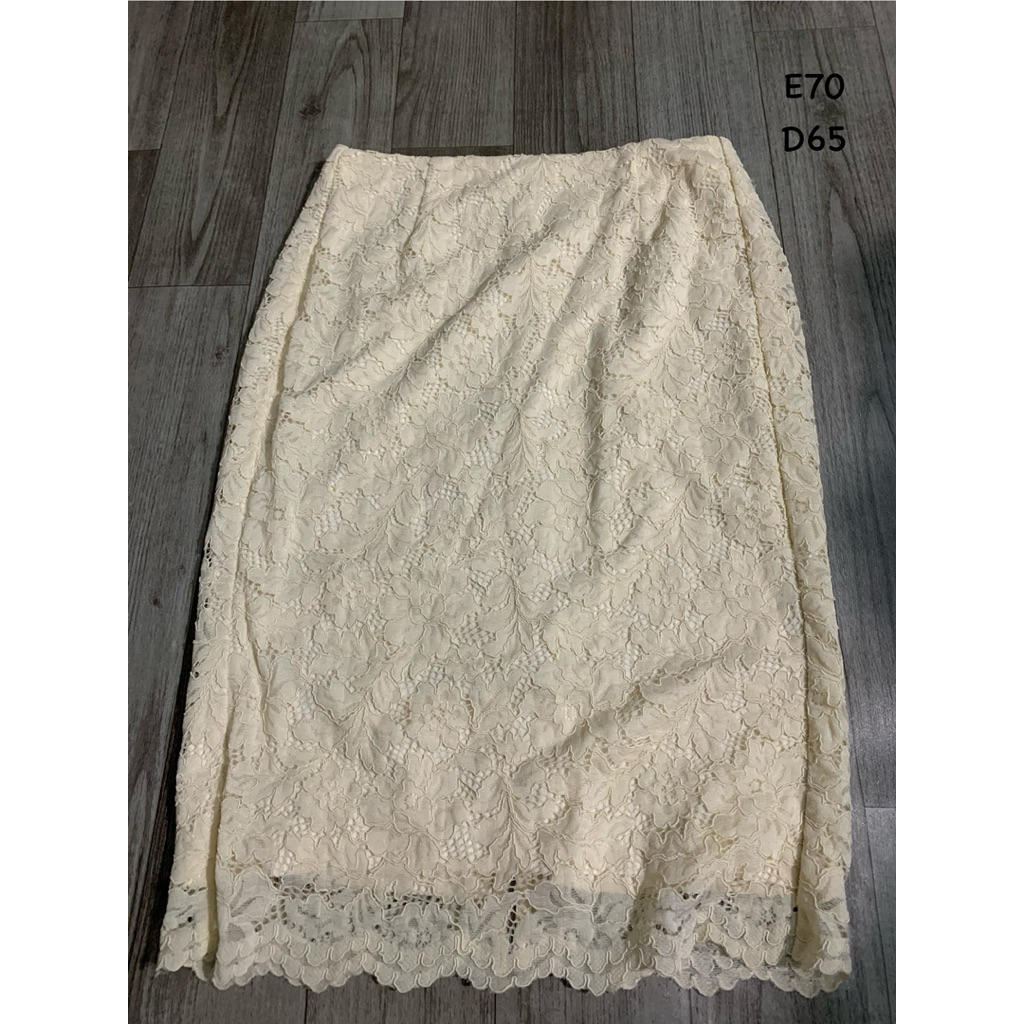 GU brand 70 waist Japanese lace skirt | Shopee Philippines