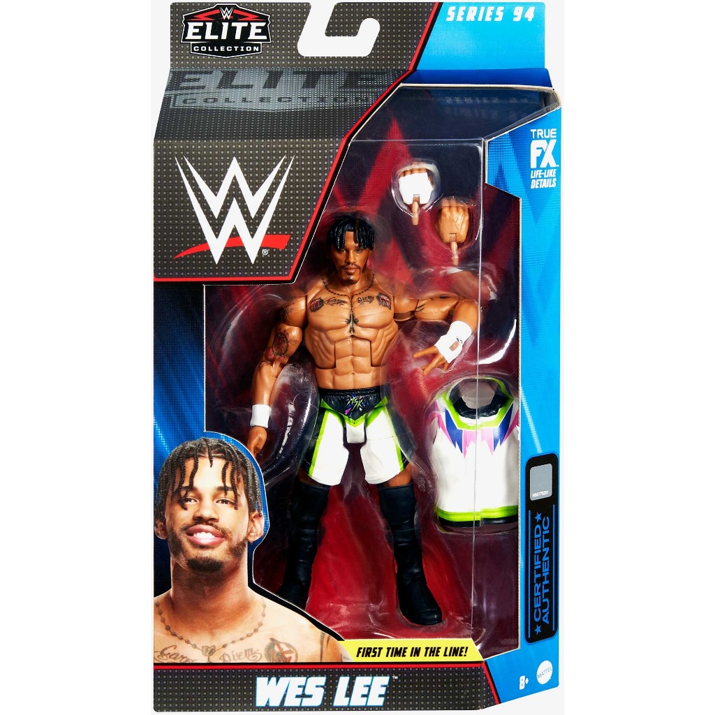 (Damage Box - New – Original Seal) WWE Wes Lee Model (MSK) - Elite 94 ...