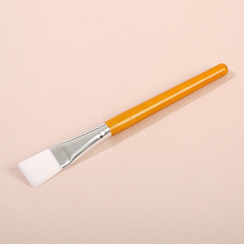 Wooden handle brushes and brushes used to apply beauty masks at home ...
