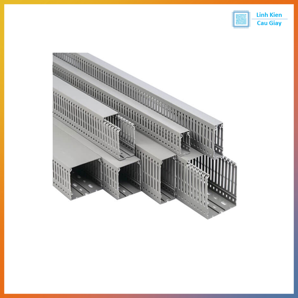 Various types of plastic electrical wiring troughs 25x25mm, 30x25mm ...