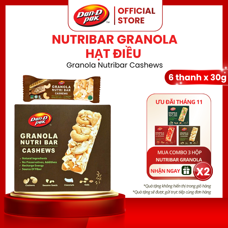 Box of 6 Dan D Pak I Granola Nutri Bar I 6 x 30g | Shopee Philippines