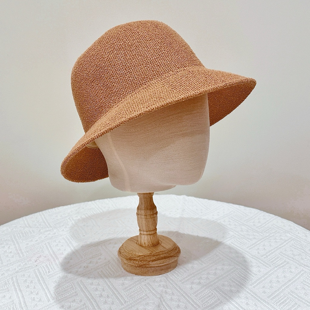 Lissu Round Top Hat with Hard FORM and Smooth Small Brim Thread (With ...