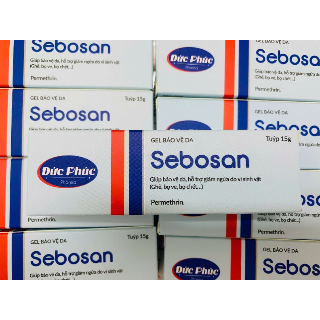 Sebosan Permethrin topical cream helps remove scabies and parasites on ...