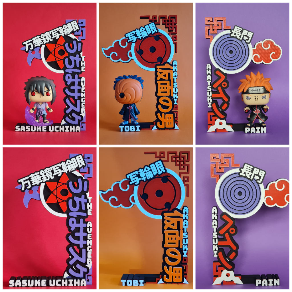 Naruto display stand model - Frame Otaku - Sasuke, Pain, Tobi - Manse ...