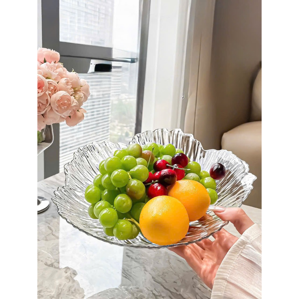 Large Size Petal-Shaped Plastic Fruit Plate | Shopee Philippines