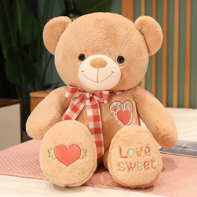 CUTE LOVE SWEET EMBROIDERED TEDDY BEAR TINYHOME | Shopee Philippines