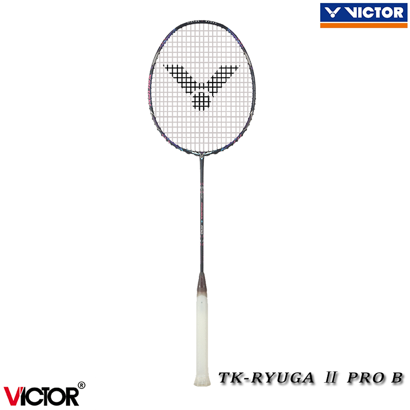 VICTOR THRUSTER RYUGA II PRO Badminton Racket Racket shuttles carbon 4U ...