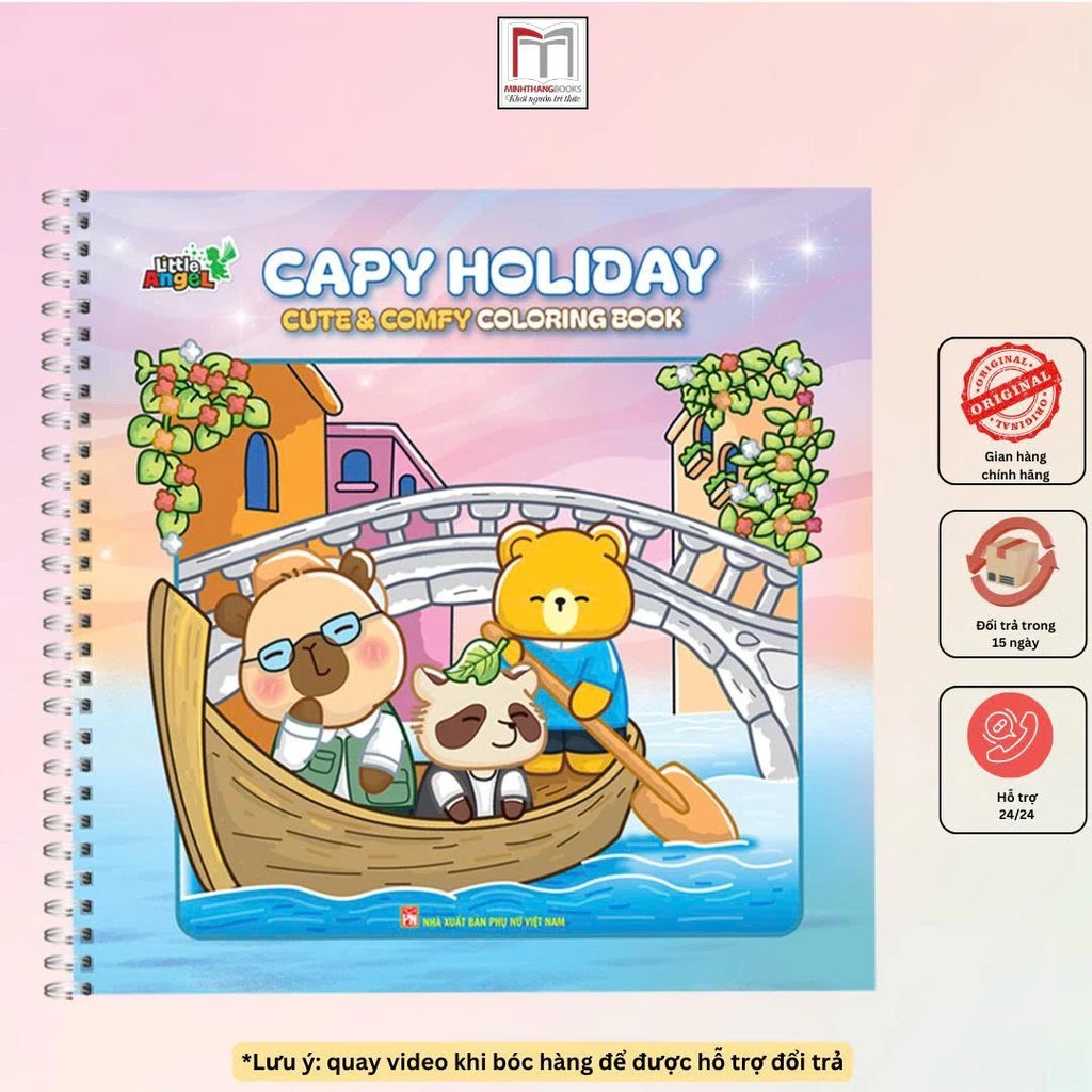 Coloring Book - Capy Holiday-2025 | Shopee Philippines