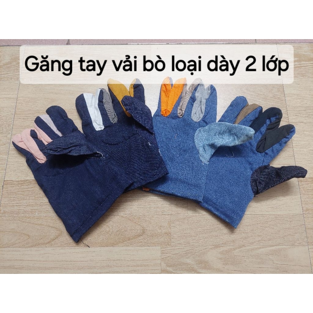 10 pairs of beautiful thick denim work gloves | Shopee Philippines