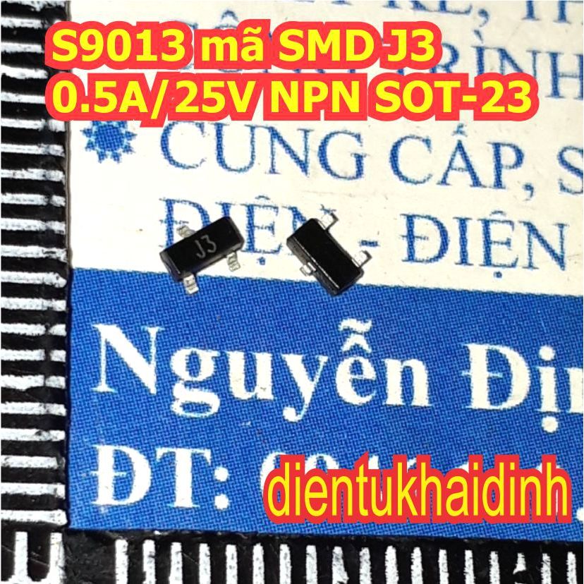 50pcs S9012 S9013 S9015 SMD code J3 2T1 M6 SOT-23 NPN transistor, PNP ...