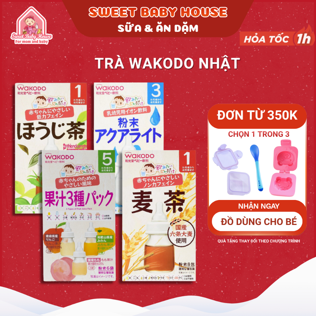 Wakodo Japanese tea green tea, fruit, electrolytes, barley 3-5g pack ...